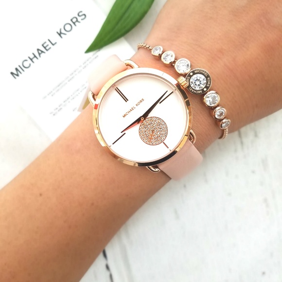 Michael Kors | Accessories | Nwt Michael Kors Portia Watch Set Mk3863 ...